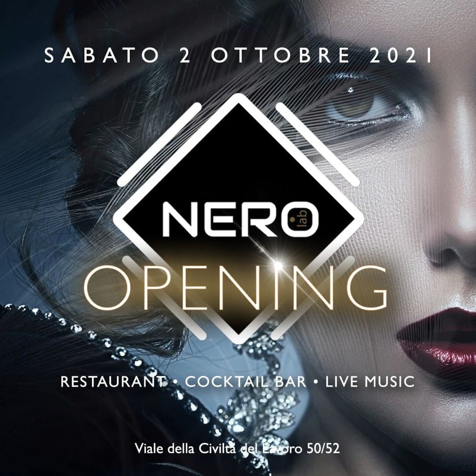 NERO Lab Eur sabato 13 novembre 2021: Aperitivo e Djset