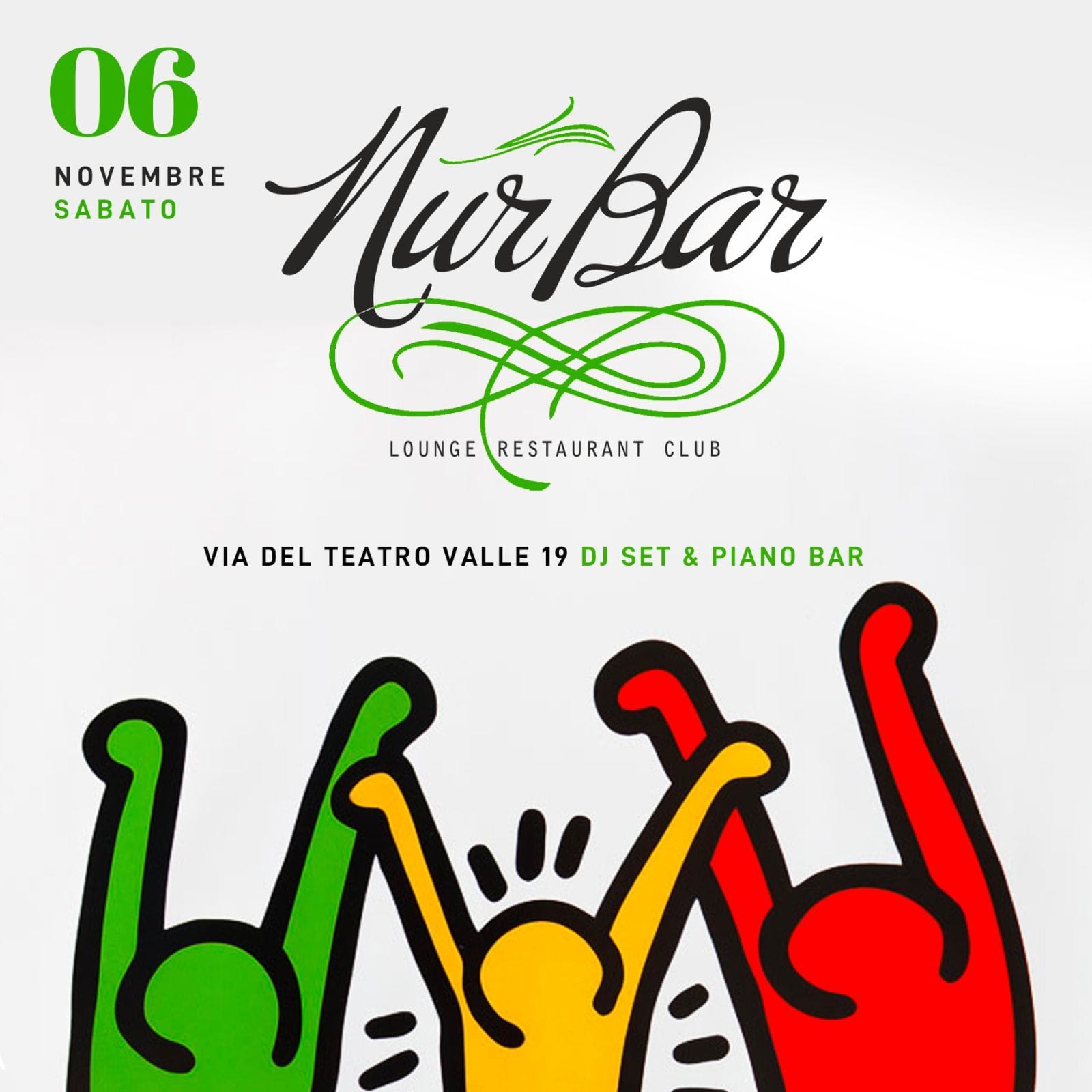 Discoteca NUR Bar sabato 6 novembre 2021 Aperitivo Djset